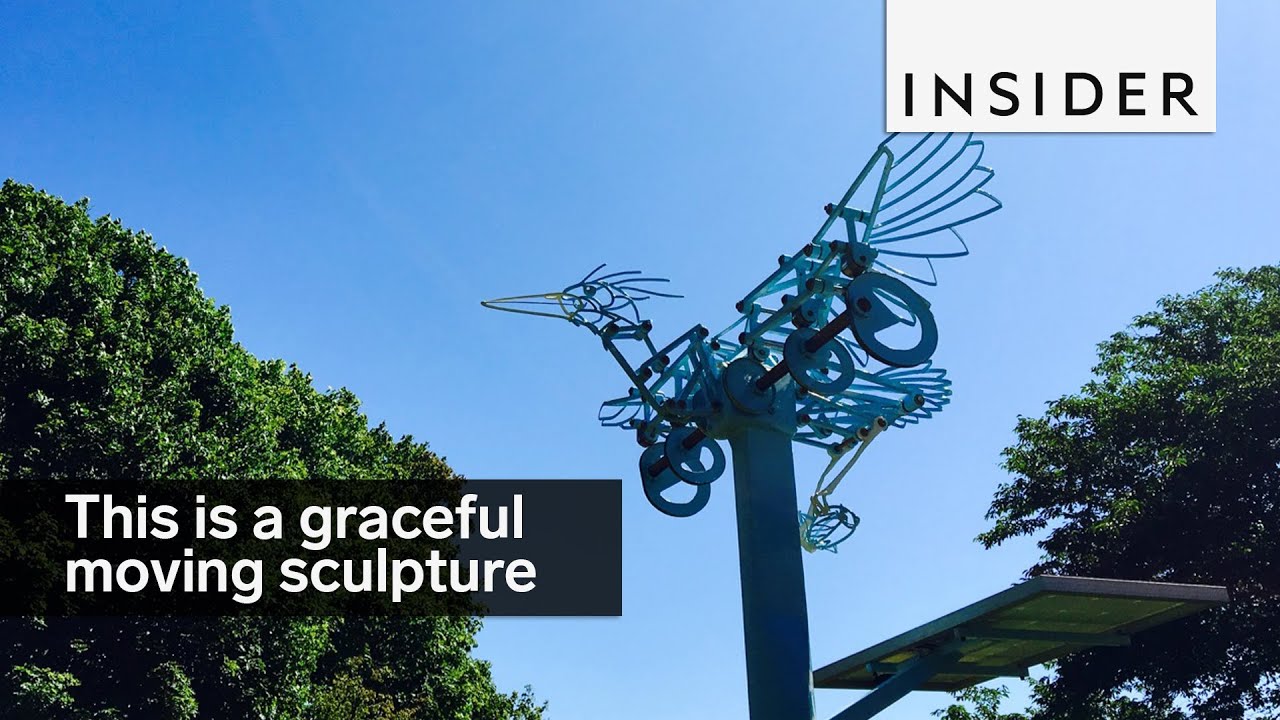 This moving sculpture is the most graceful we've seen - YouTube