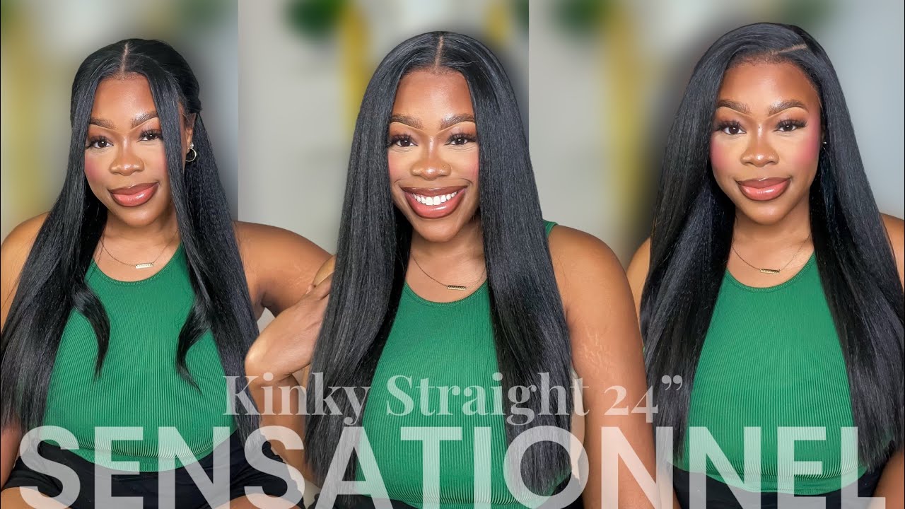 *NEW* Sensationnel Curls Kinks & Co 13x6 Kinksy Straight 24inch ...
