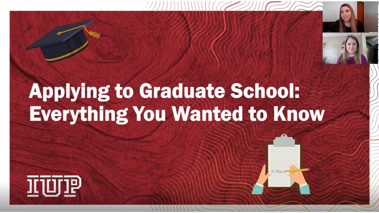 Applying to Graduate School: Everything You Wanted to Know - YouTube