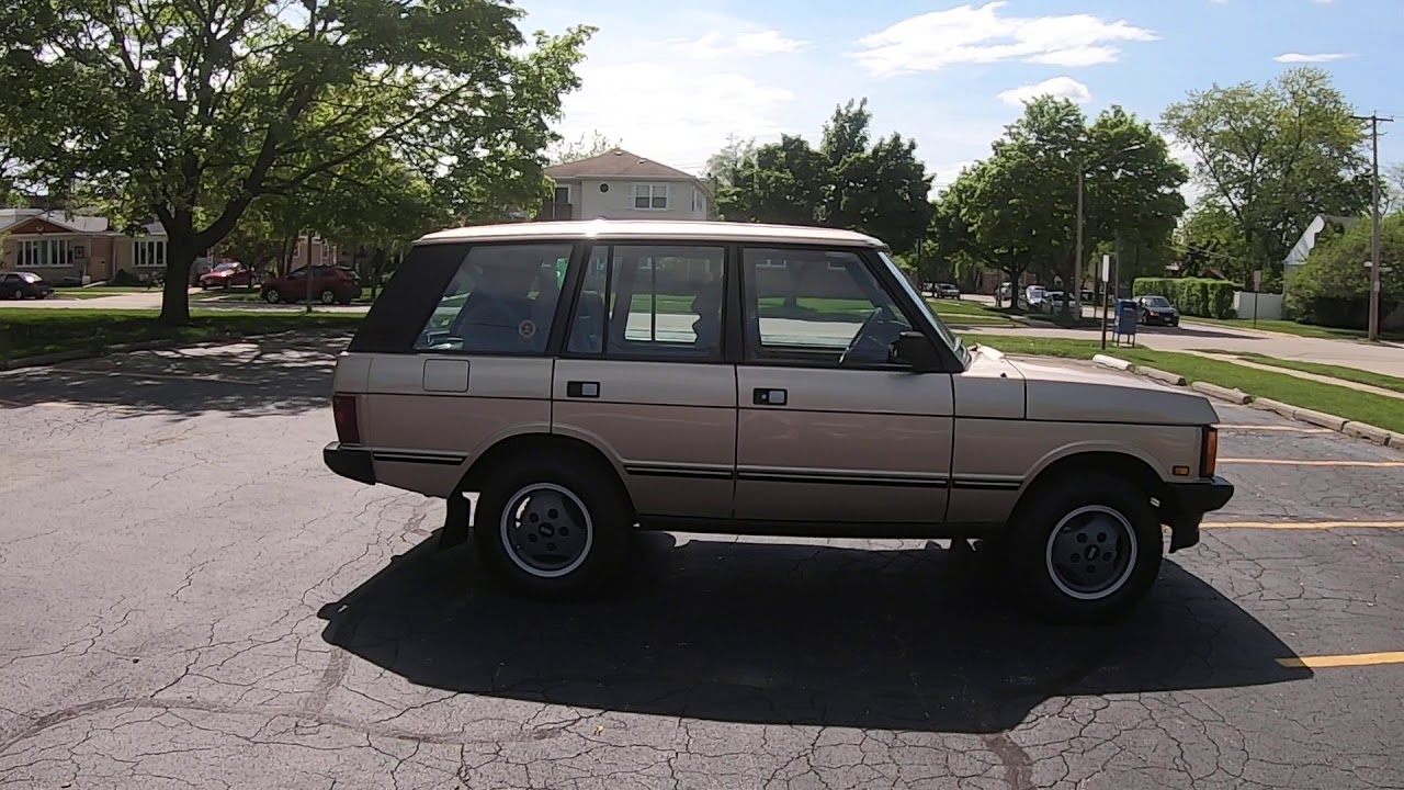 1992 Land Rover Range Rover County 3.9 v8 - walk around - YouTube