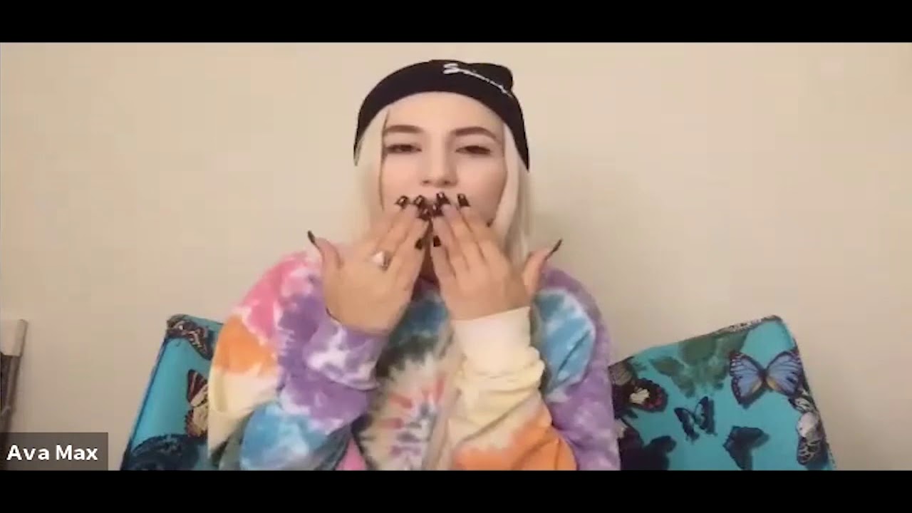 Ava Max Wishing Ava Pike a Happy Birthday! - YouTube