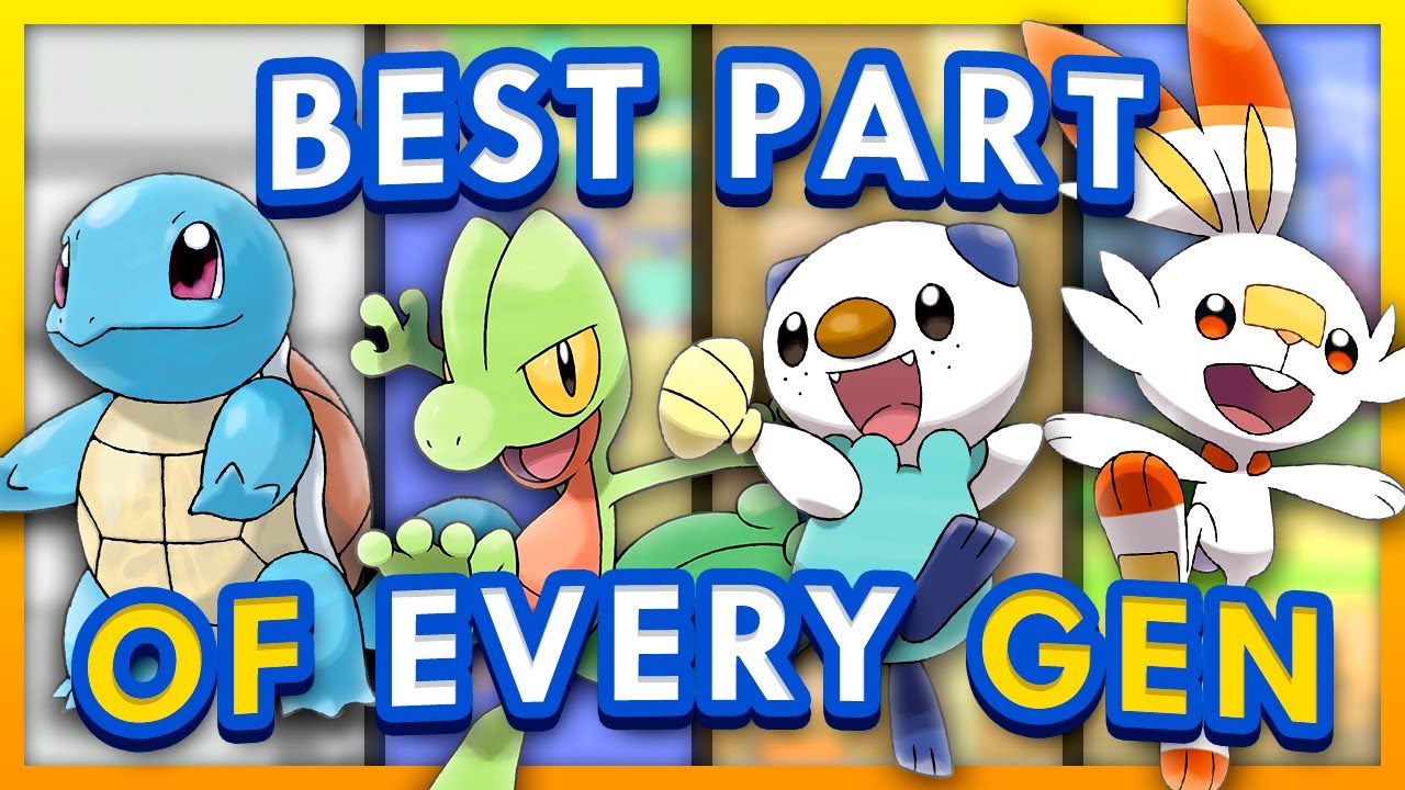 The Best Parts of Every Pokemon Generation - YouTube