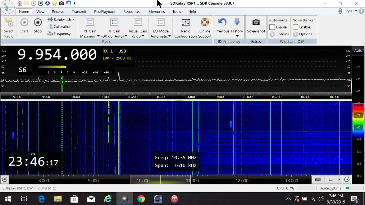 Digital station? Hear this throughout the HF spectrum - YouTube