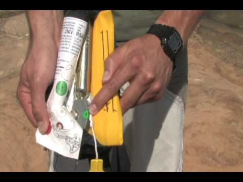 How to wear a Type 5 Personal Floatation Device - YouTube