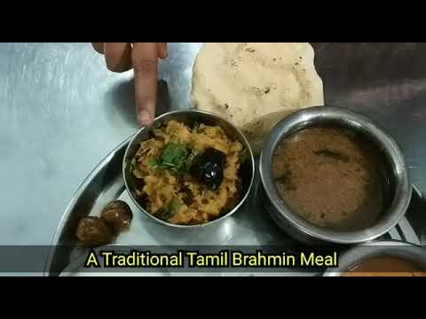 A Traditional Tamil Brahmin Meal - Harry Bhojanam Kumbakonam தமிழ் ...