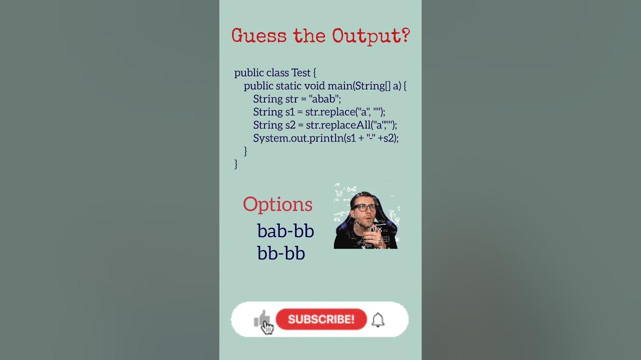 Day 27 Daily Java Interview Question Java Ocjp Scjp Youtube