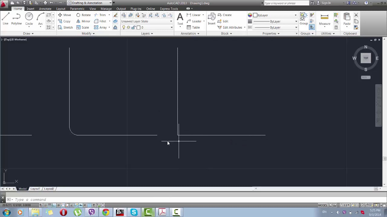 AutoCAD: Διάλεξη 25: Εργαλεία Τροποποίησης (modify tool) Μέρος IX - YouTube