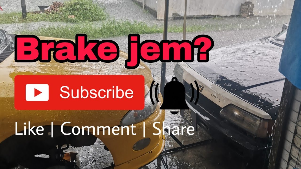 Tukar Brake Pad | Service Brake Caliper Depan Versi Proton Wira 1.5 ...