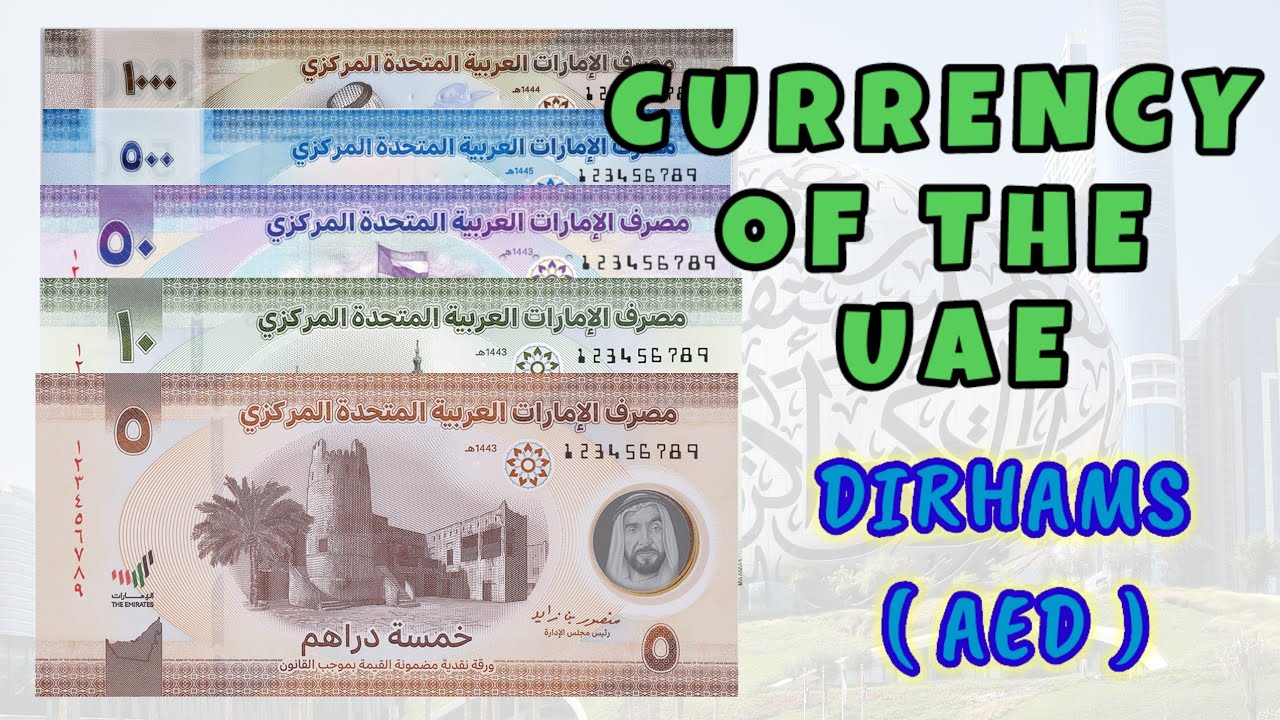 Currency of the UAE | Polymer vs Paper notes | 1000 500 50 10 5 AED ...