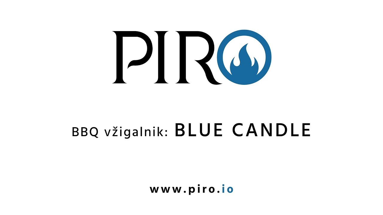 BBQ vžigalnik PIRO Blue Candle - YouTube