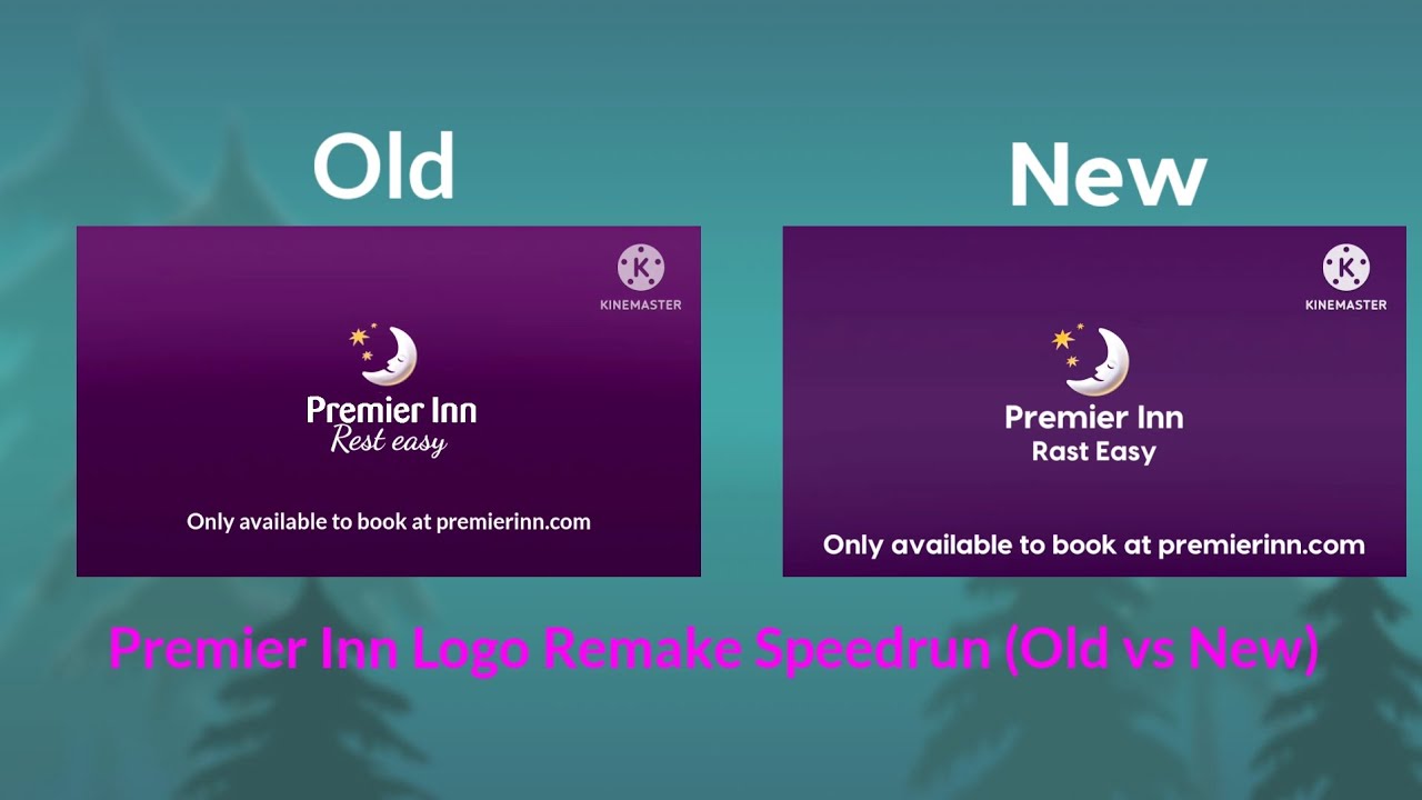 Premier Inn Logo Remake Speedrun (Old vs New) - YouTube