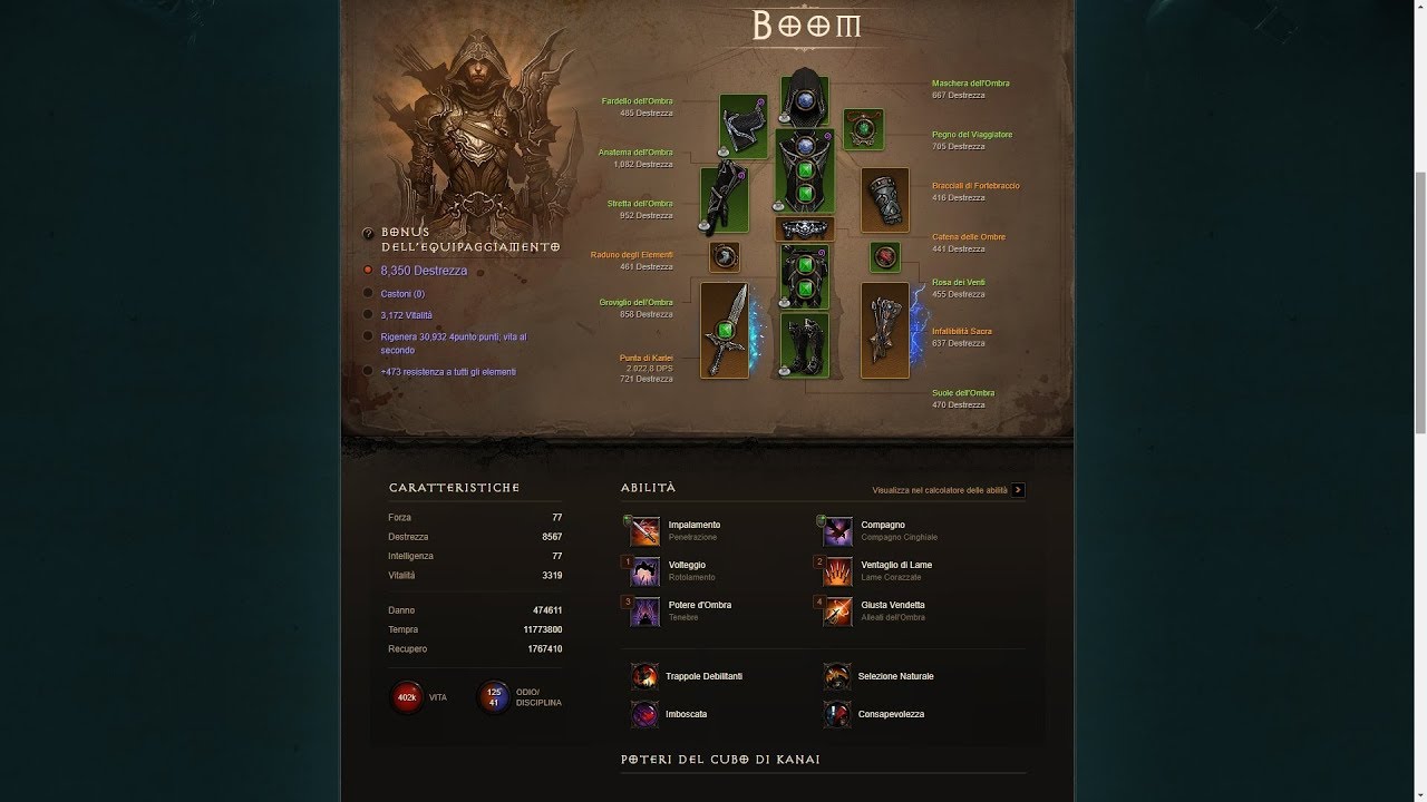 Diablo3 - Demon Hunter Shadow Set GR 75 - YouTube