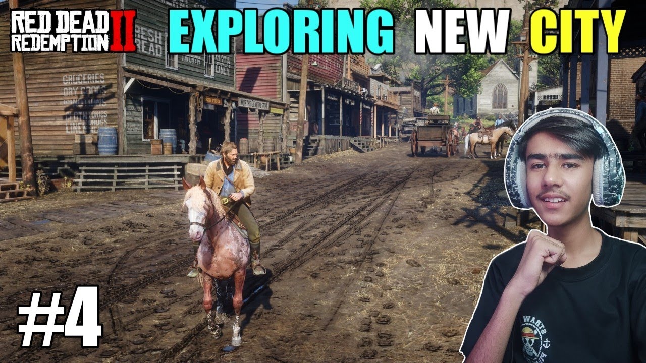 Exploring The New Valentine City | Red Dead Redemption 2 Gameplay #4 ...