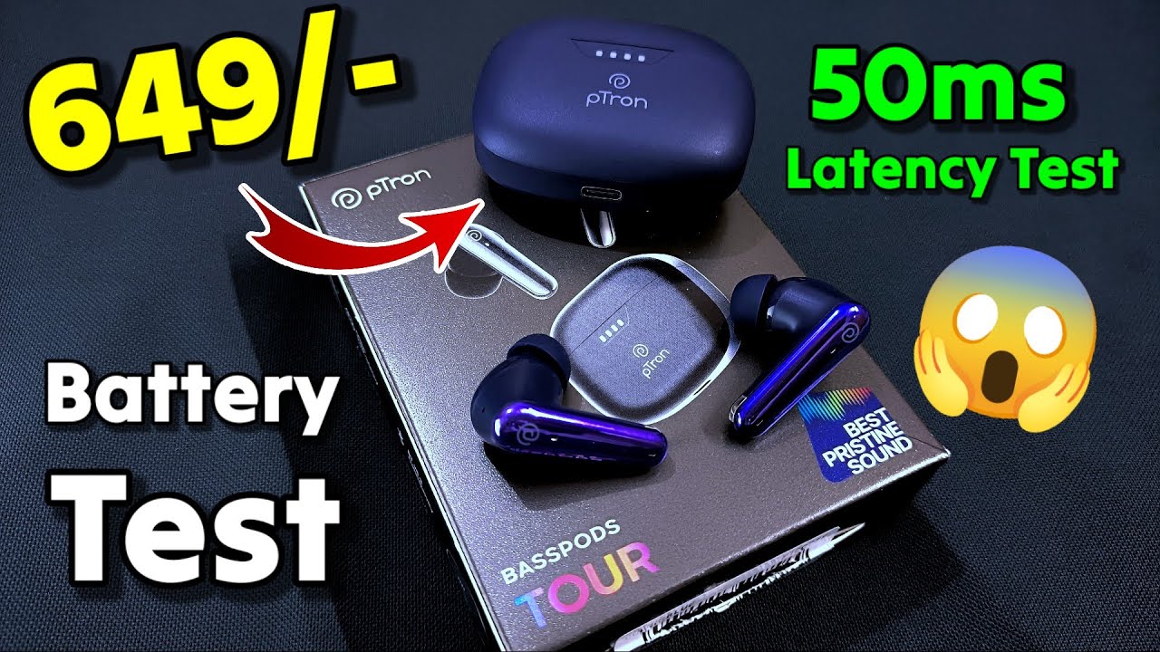 pTron Basspods Tour TWS Earbuds || Best Earbuds under 600 in Flipkart ...