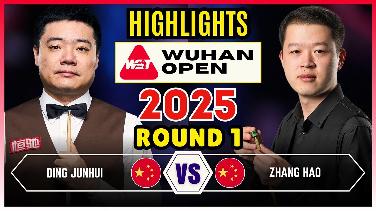 Ding Junhui vs Zhang Hao Full Match Highlights | Wuhan Open Snooker ...