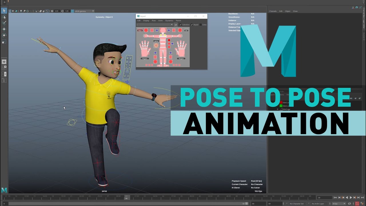 Maya 2018 (Breathe) | Pose to Pose Animation Tutorial - YouTube