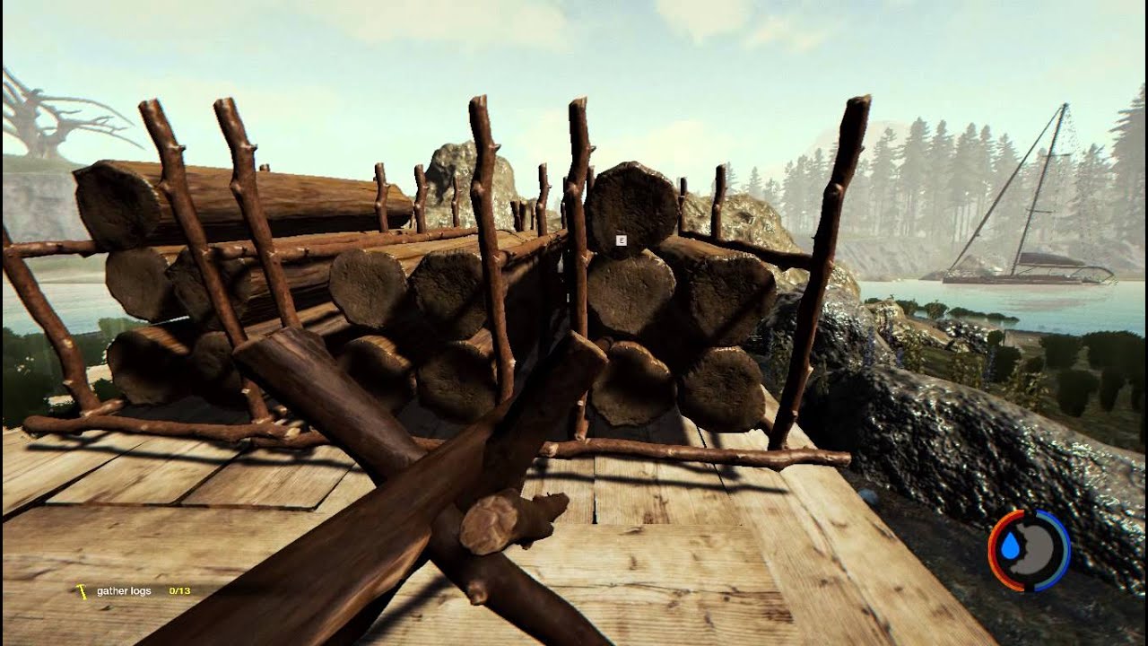 The Forest - Safe Zone 100% and How to Build a House on The Island ...