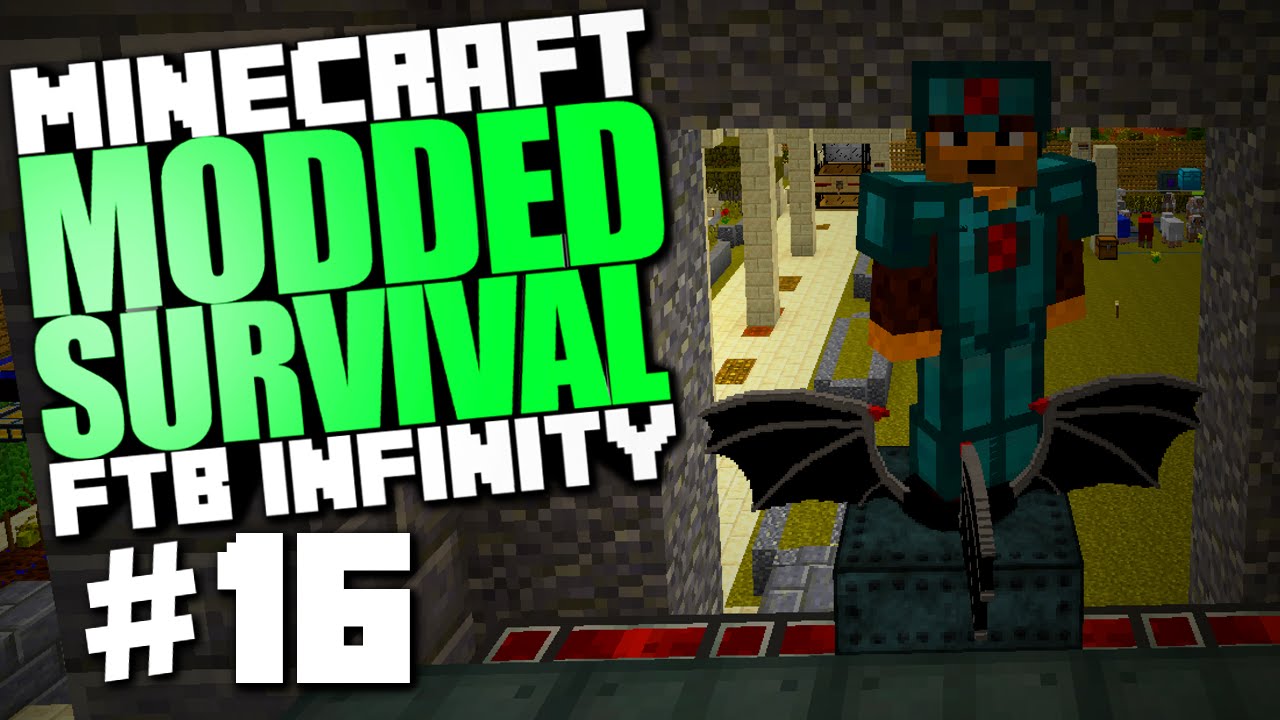 Minecraft Modded Survival #16 "Colored Wool, Enderium Flux Armor ...