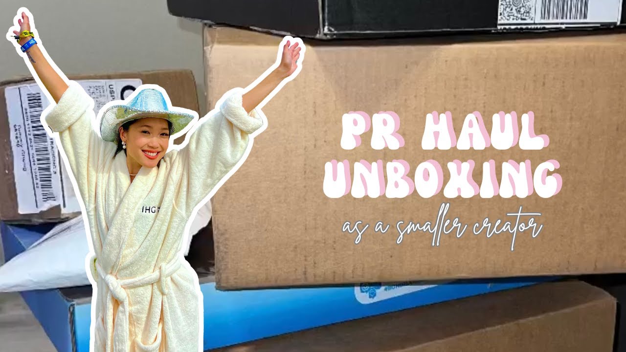 PR HAUL UNBOXING AS A SMALLER CREATOR - YouTube