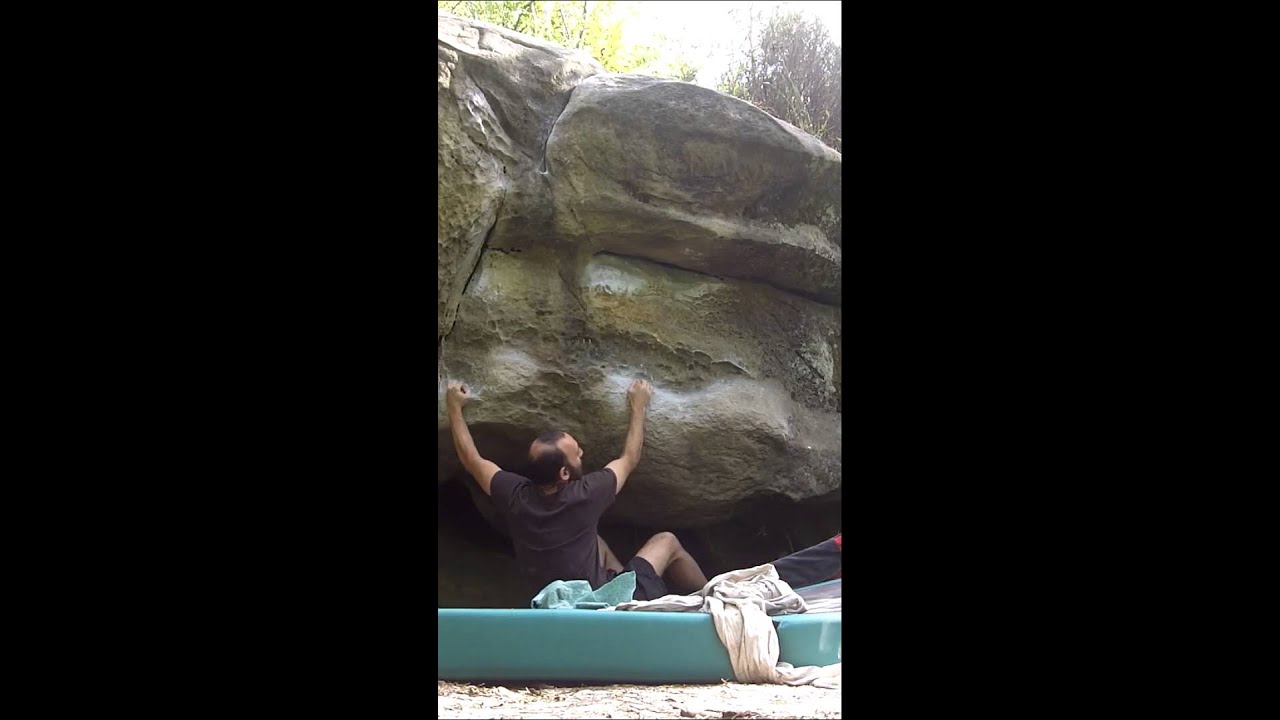 Rien Zen (6B+), Roche aux Sabots Sud, Fontainebleau - YouTube