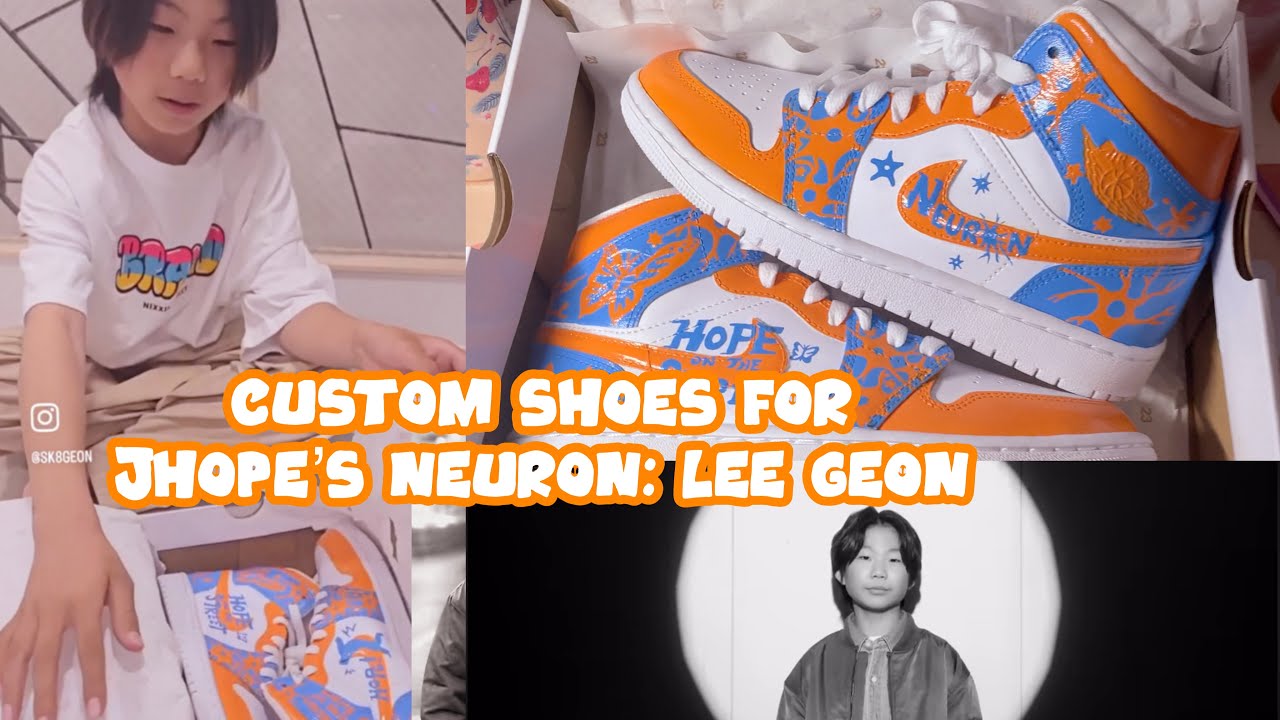 👟 custom shoes for lee geon & studio vlog - YouTube