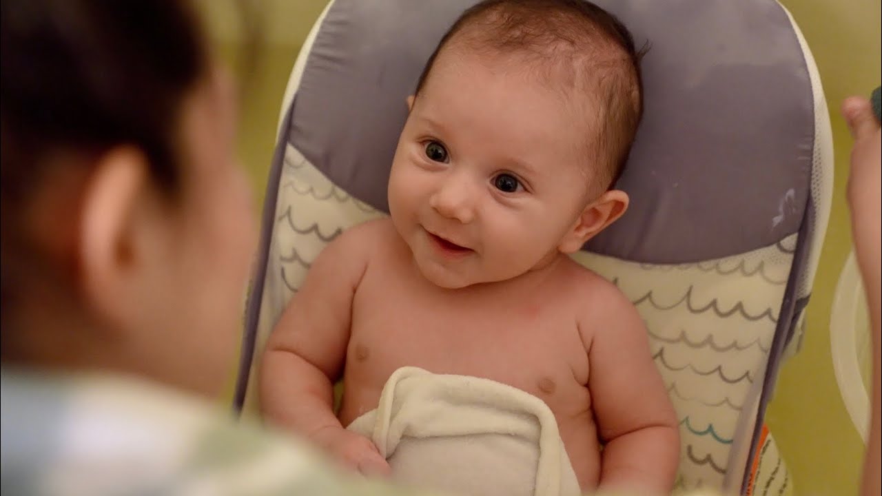 A Day in The Life of Our Newborn - YouTube