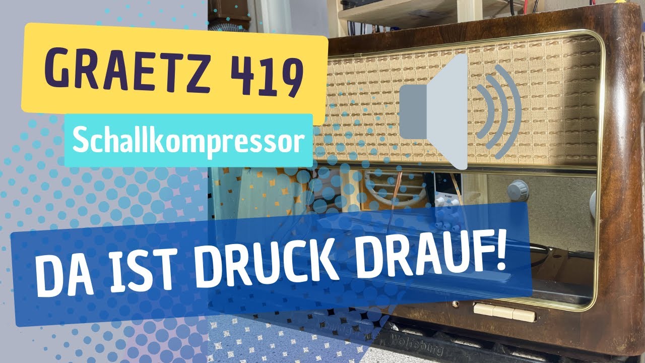 Graetz Melodia unter Druck - YouTube