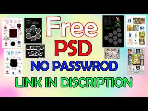 DOWNLOAD FREE PSD FILE ll NO PASSWORD REQUIRED ll  Collage photo frame II Trending designs