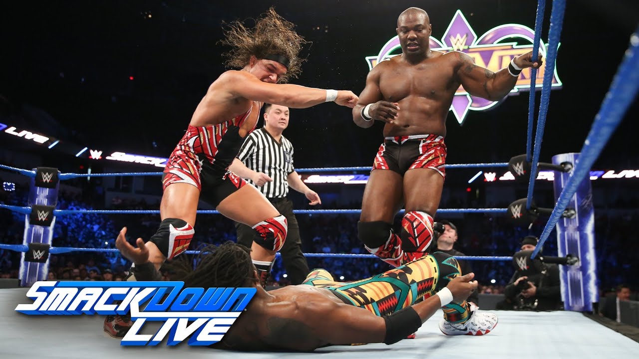 The New Day vs. Chad Gable & Shelton Benjamin: SmackDown LIVE, Feb. 13 ...