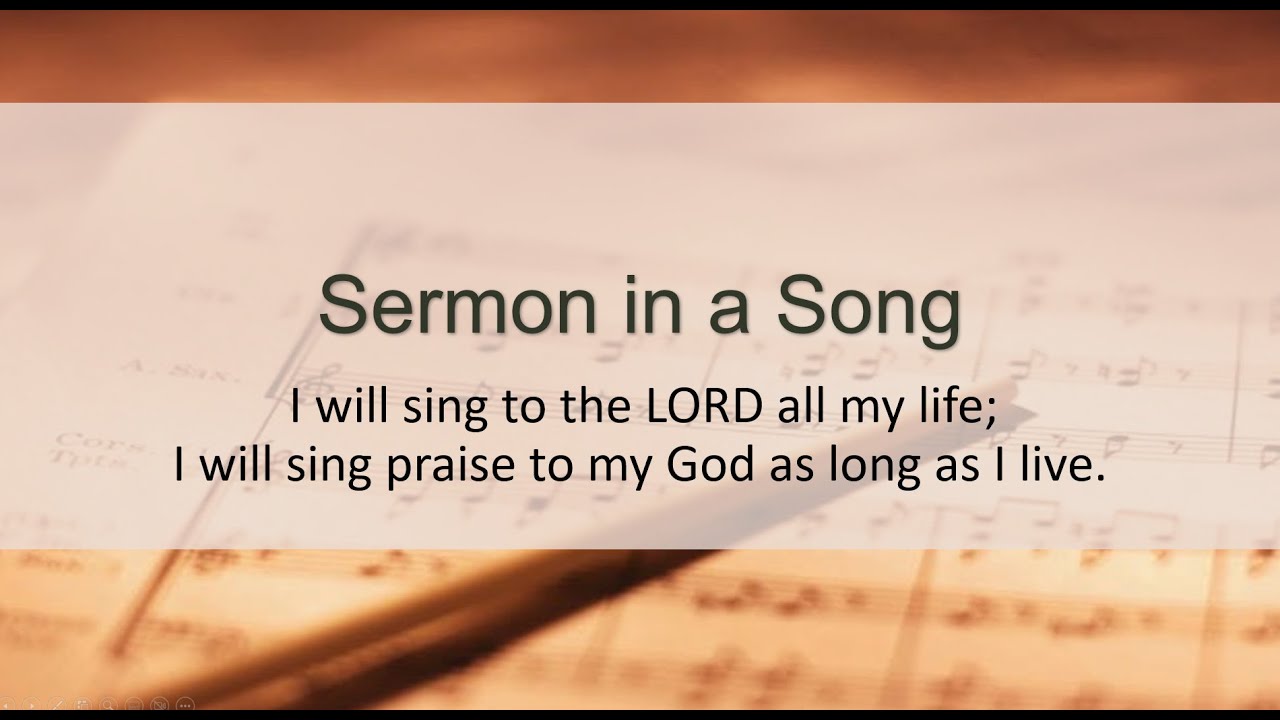 A SERMON IN A SONG - Robert Shiflet - YouTube