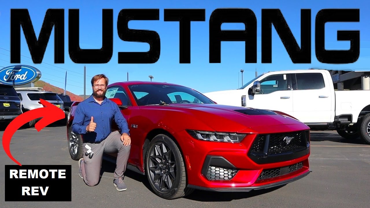2024 Ford Mustang GT (Auto): Remote Rev Is Epic! - YouTube