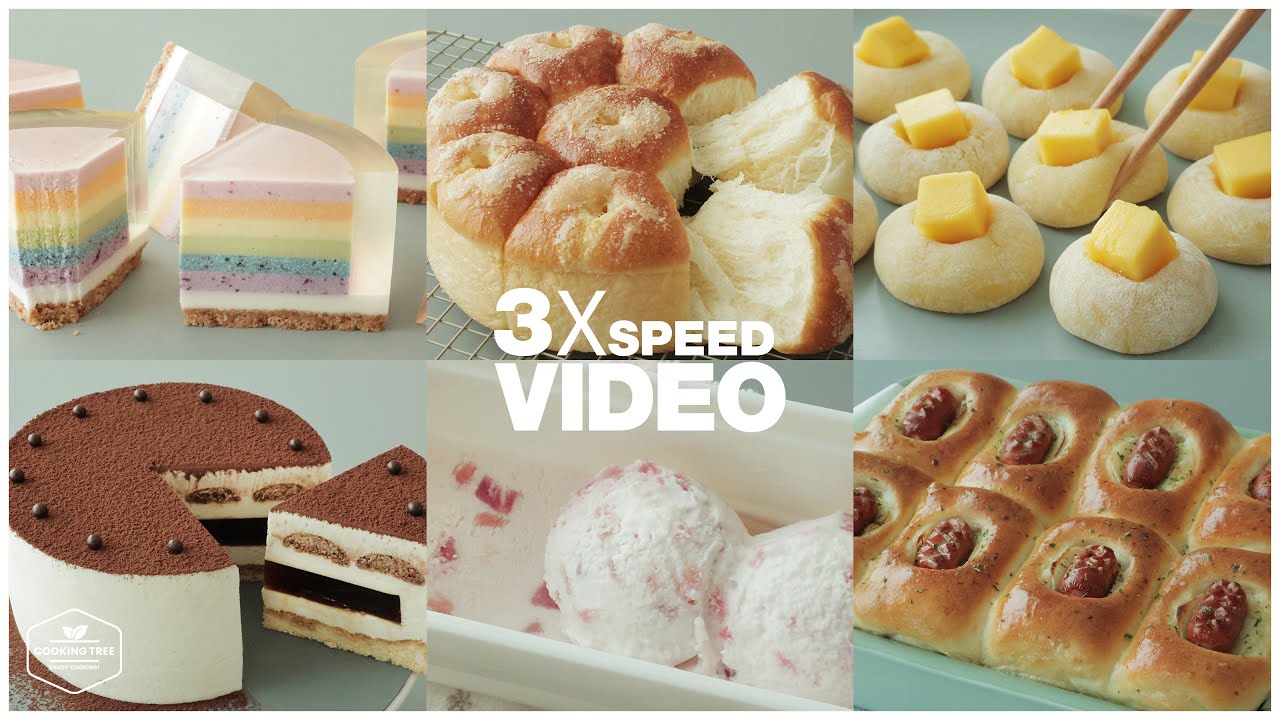 #74 영상 3배속으로 몰아보기 : 3x Speed Video | 4K | Cooking tree - YouTube