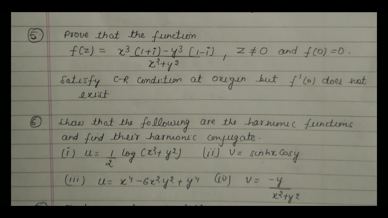 👍important questions complex variable differentiation. engineering ...