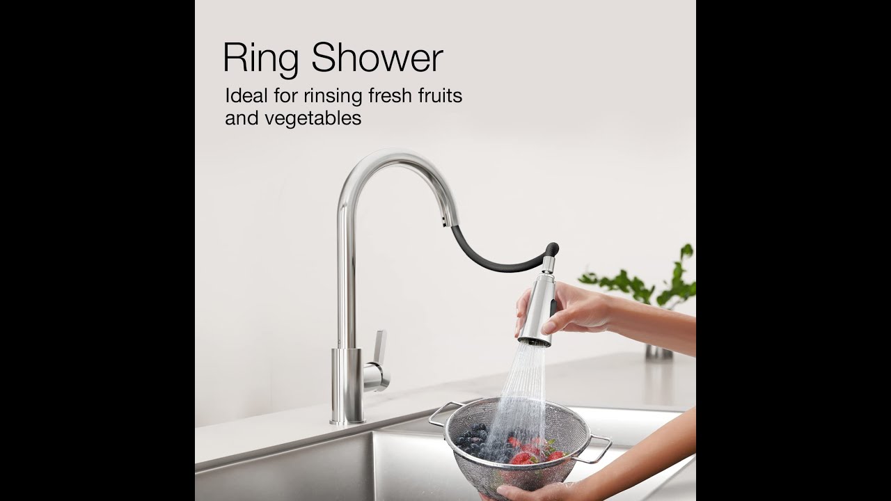 Kohler Atom Pull Down Kitchen Tap, #kitchensinkfaucet #kitchetips - YouTube