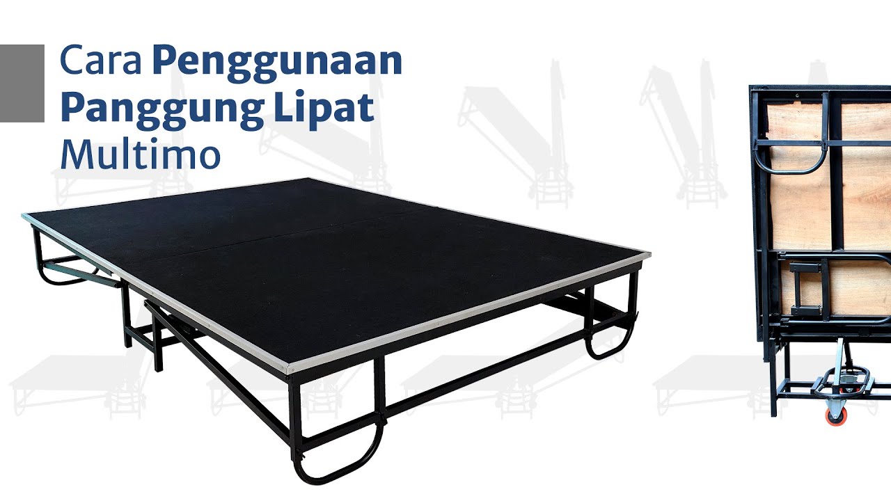 Cara Penggunaan Panggung Lipat Multimo - YouTube