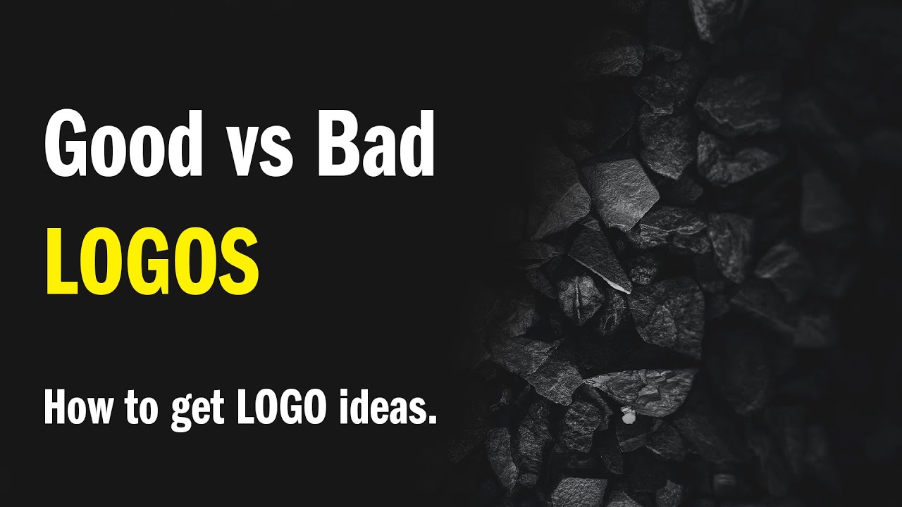 How To Get Logo Ideas - Good Vs Bad Logos - YouTube