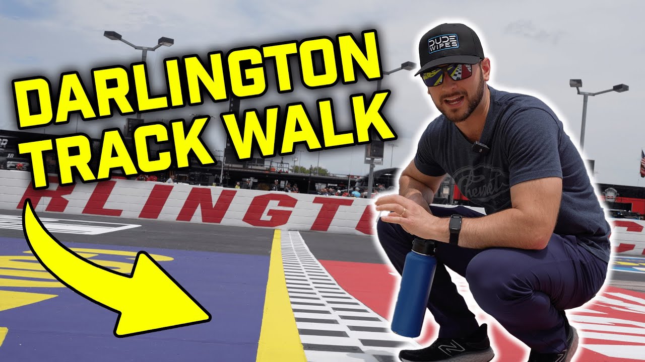 DARLINGTON RACEWAY TRACK WALK! - YouTube