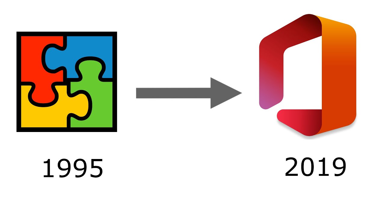 Office Logo Evolution - YouTube