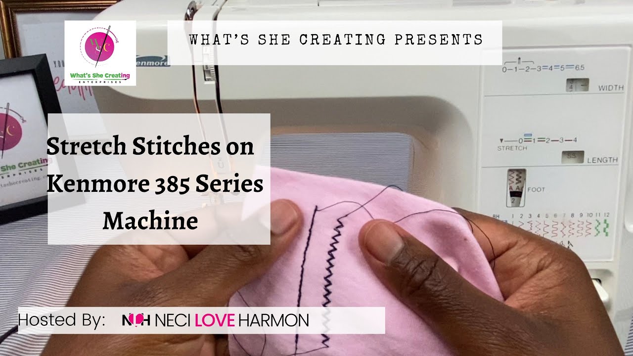 Sewing with Knit or Stretch Fabrics on Kenmore 385 Series Sewing ...
