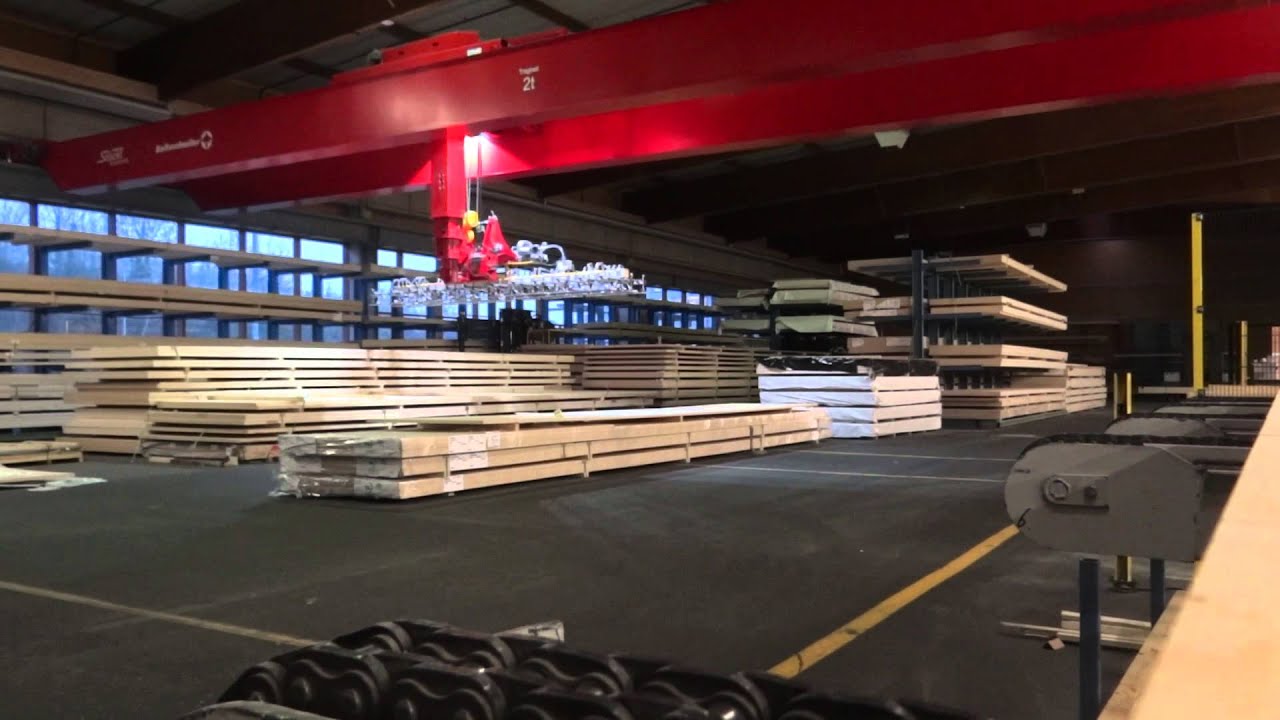 Stöckl Maschinenbau GmbH - Stapelkran - YouTube