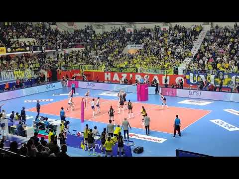 Playoff final serisi 4. maç sonu salondan görünümler | Fenerbahçe Opet 2-3 Vakıfbank