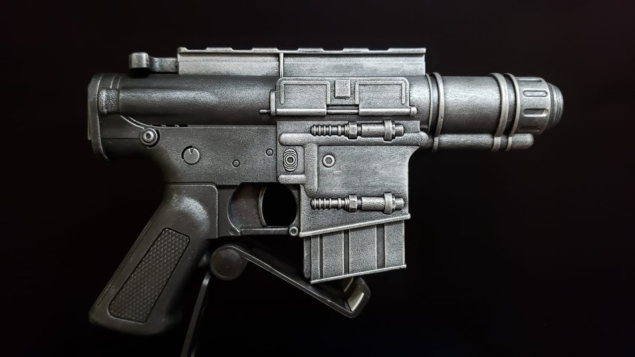 Cassian Andor´s A280-CFE Heavy Blaster de Nerf y Hasbro Personalizado ...
