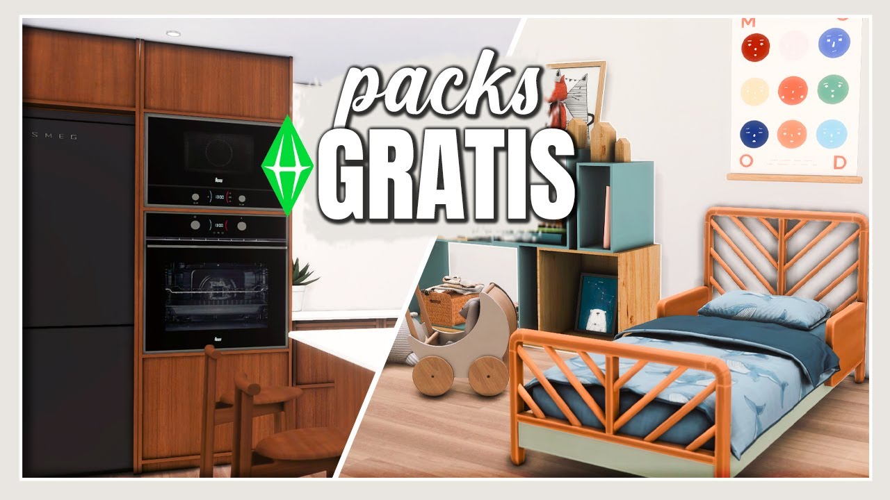 🍼 NOVVVAS: CC MINIMALISTA GRATIS que NECESITAS en LOS SIMS 4 | MUEBLES ...