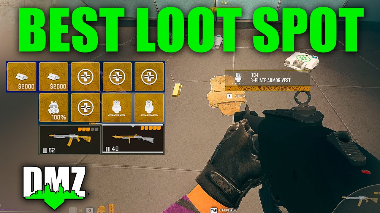 BEST LOOT SPOT in DMZ Season 5 (WITHOUT KEYS) Armor Vests, Gold Bars ...