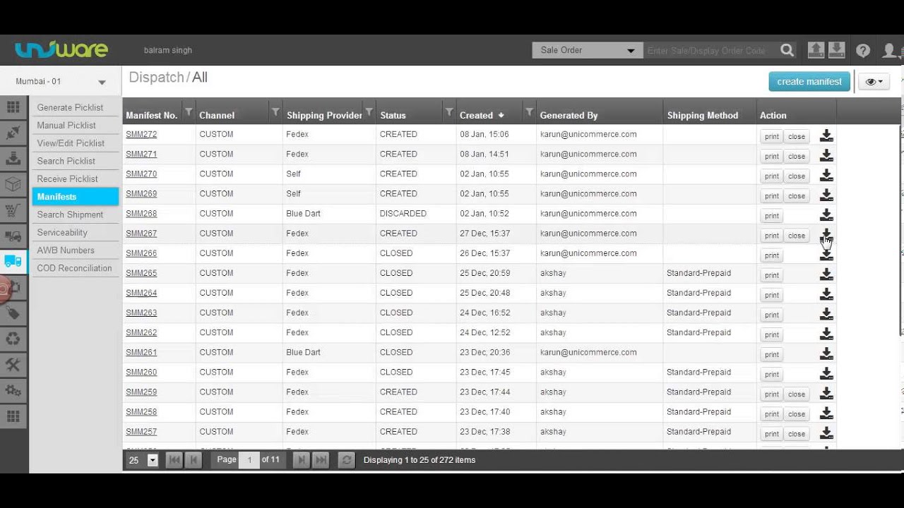Shipping Manifest Youtube