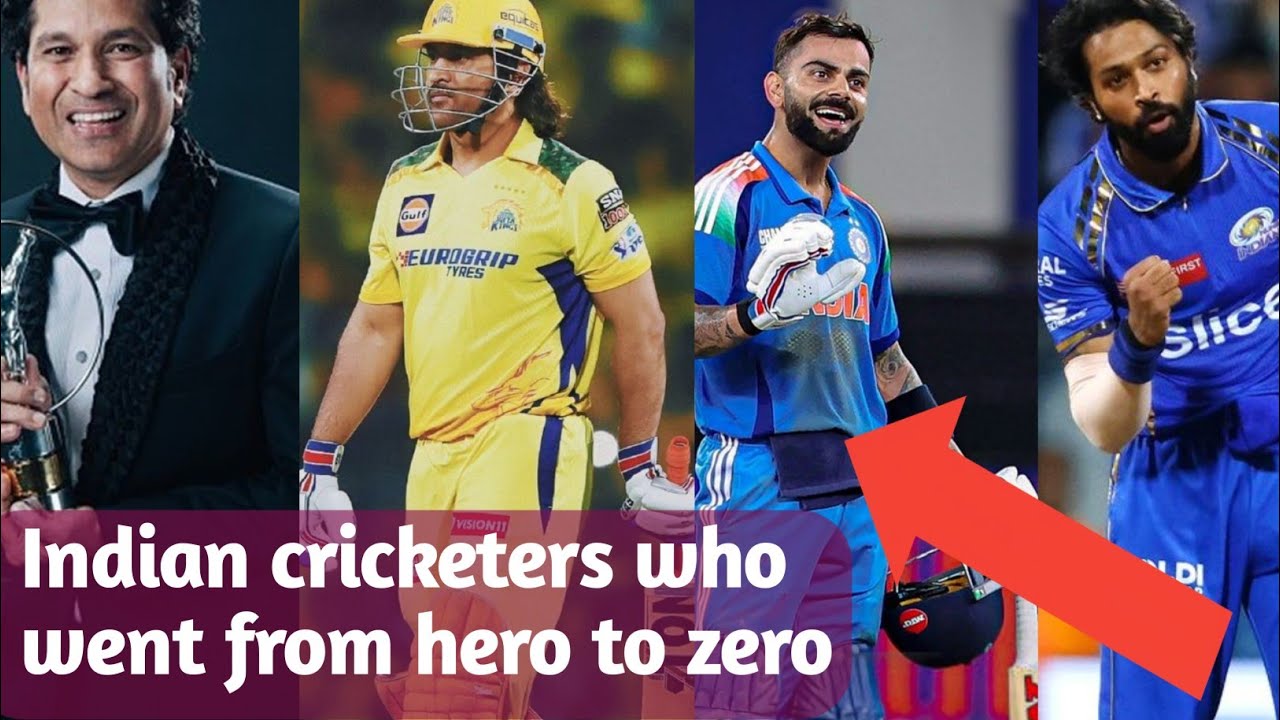 Indian cricketers who went from hero to zero | Top Ten cricketer Hero ...