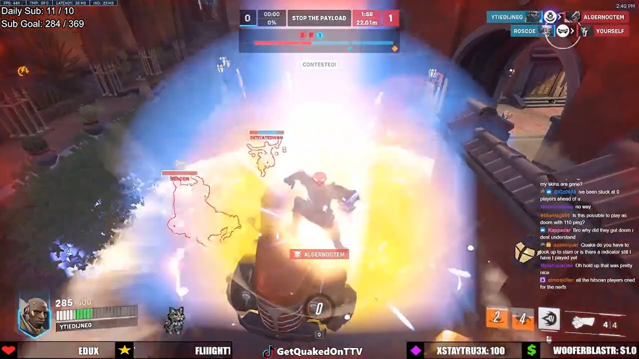 OW 2 GetQuakedOn TANK Doomfist Gameplay Overwatch 2 Release - YouTube