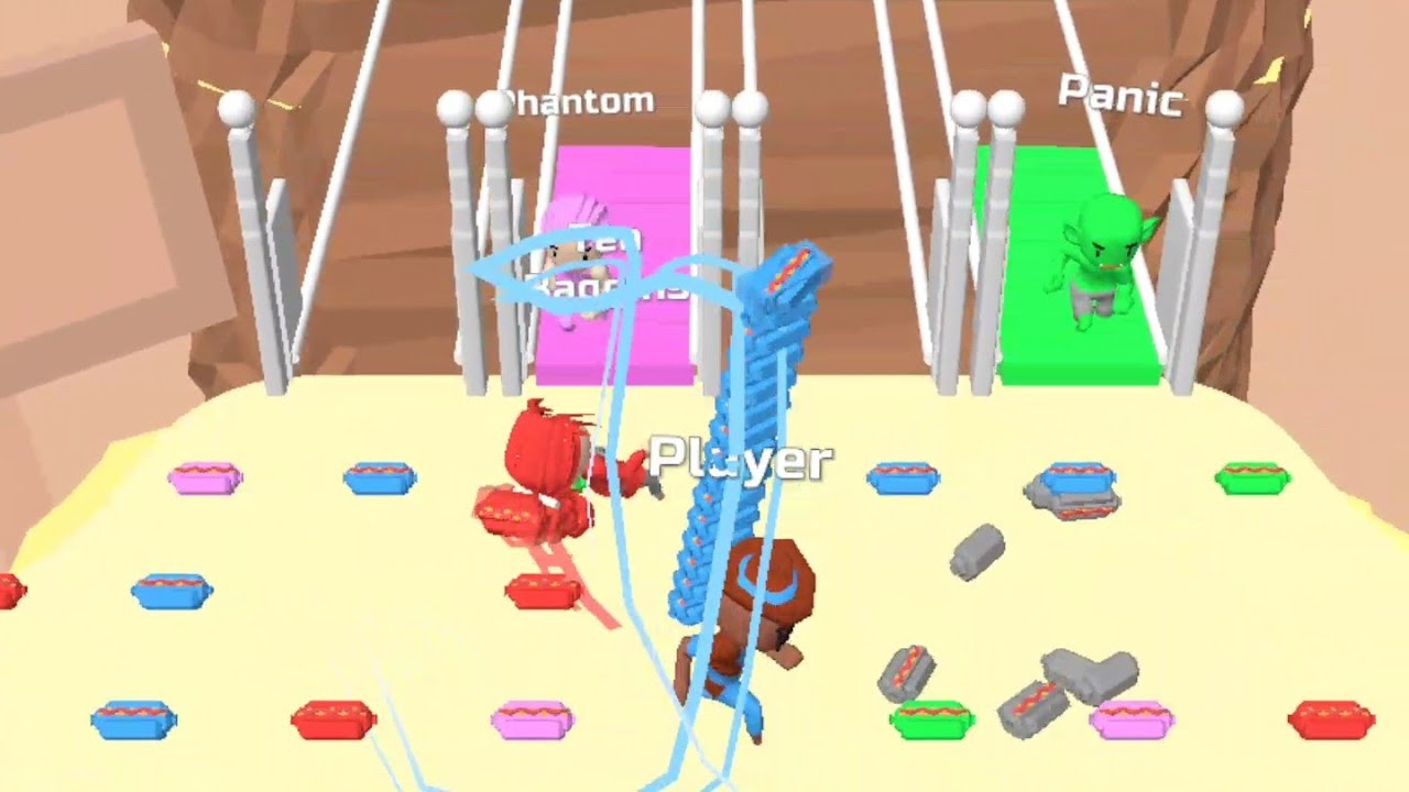 Bridge race-Bridge race challenge gameplay part 5 @mur games - YouTube