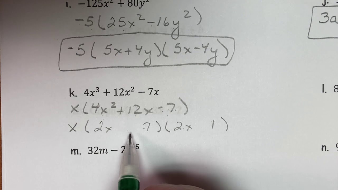 Math 113 Section B4 Notes Part 2 - YouTube