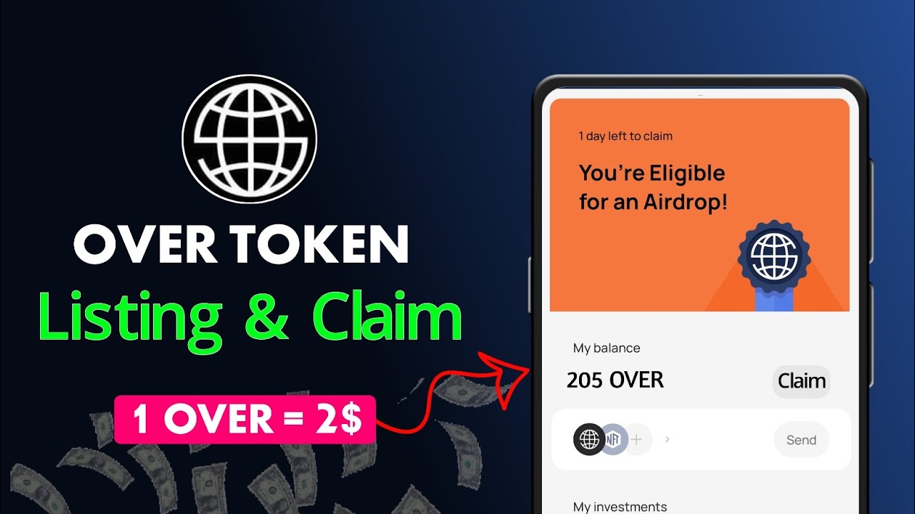 over wallet new update bangla | over wallet withdrawal | Over Token ...